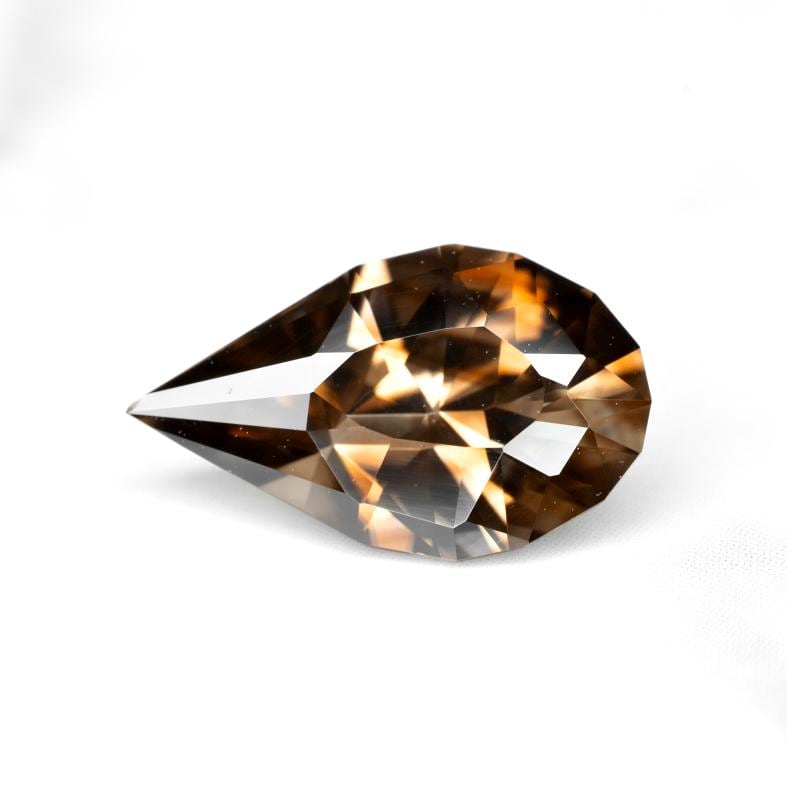 Natural Walnut-champagne-cinnamon Zircon, Tanzania 1.59 Ct Flawless ...