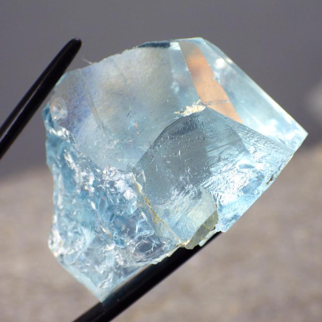 Natural Untreated Blue Topaz, St. Anne-zimbabwe 90.10 Ct Rare Natural ...