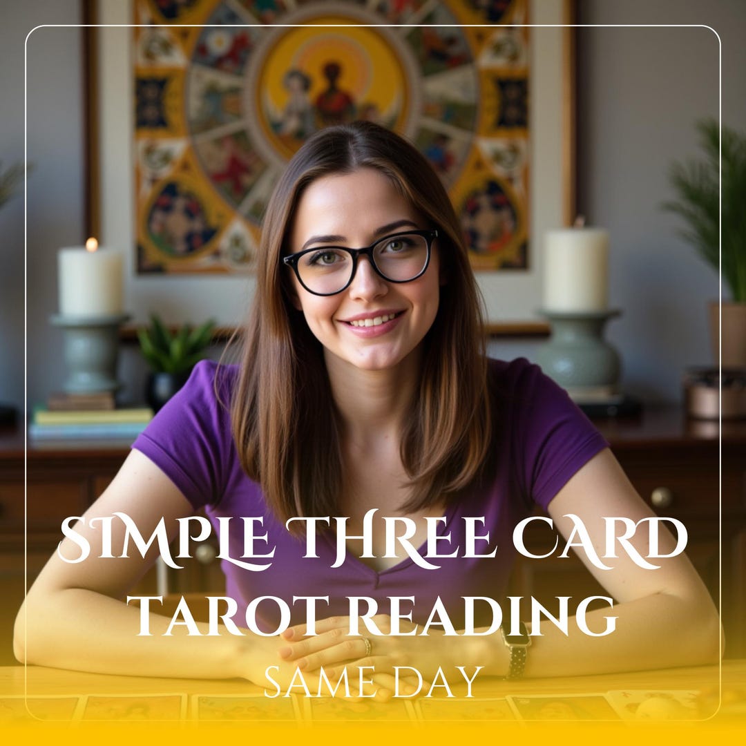 Simple Three Card Tarot Reading, Tarot Cards Reading, Same Day Tarot ...