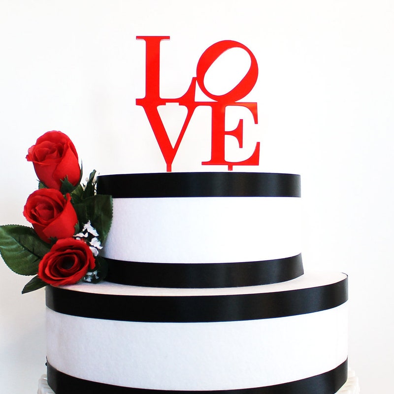 Love Cake Topper - Etsy