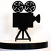 Movie Camera Cake Topper Movie Wedding Hollywood Wedding | Etsy