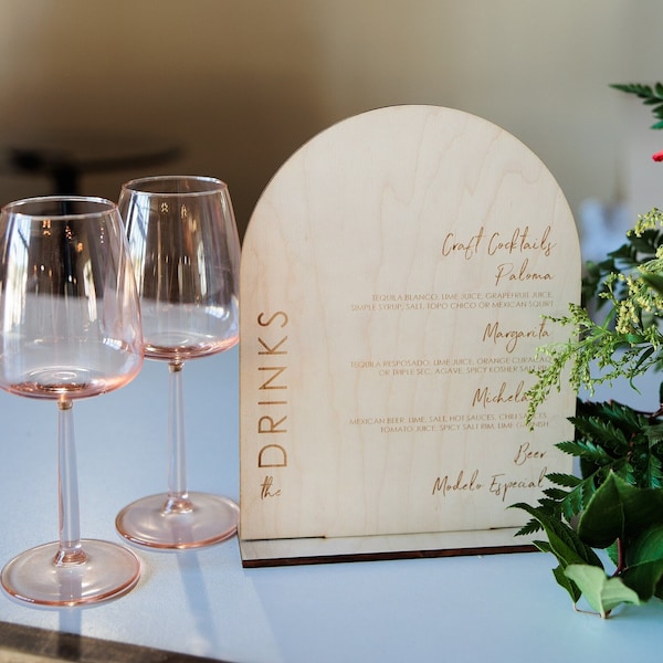 Wood Menu Sign - Etsy