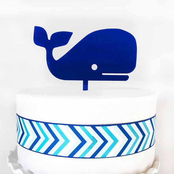 Whale Cake Topper - Etsy