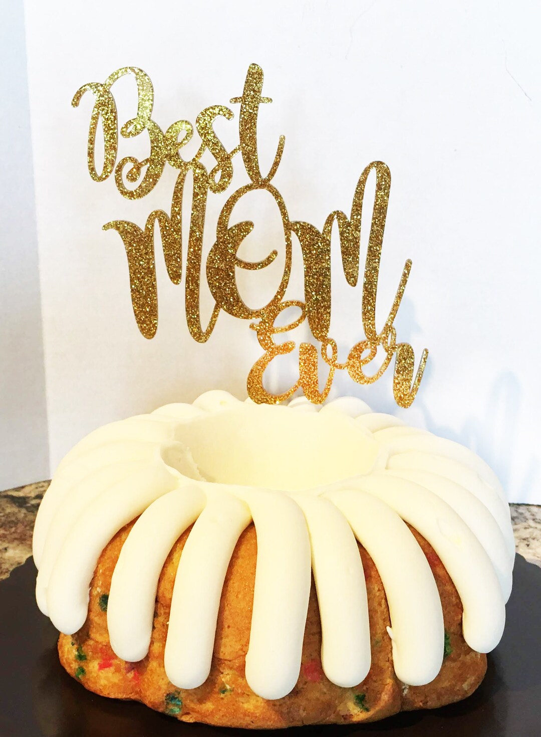 Best Mom Ever Cake Topper, Mother's Day Cake Topper, Best Mom Ever - Etsy