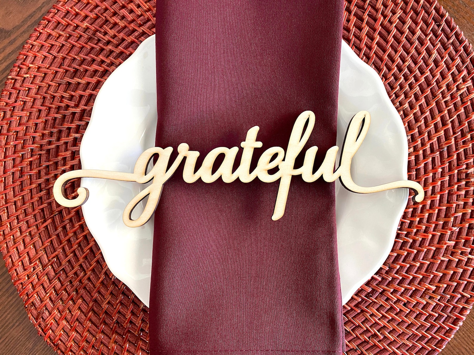 Thankful Place Cards Blessed Place Cards Grateful Place - Etsy