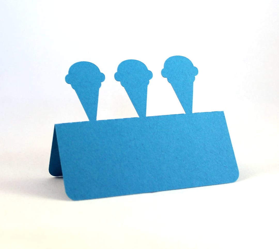 Ice Cream Cone Place Cards Bridal Shower Place Cards Escort - Etsy
