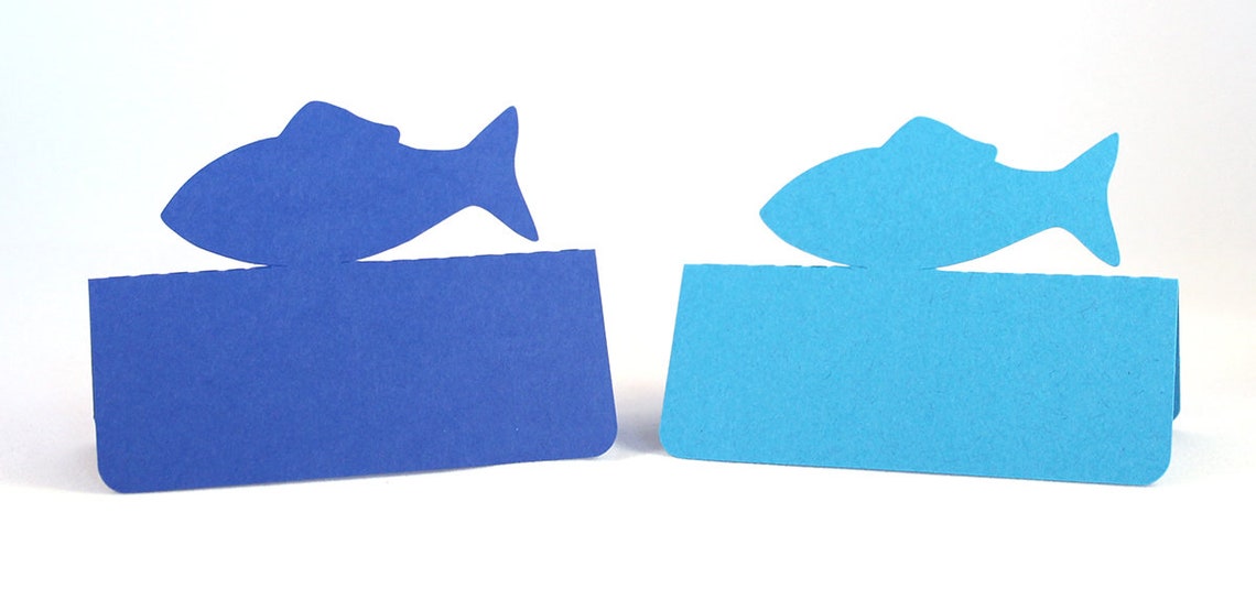 Fish Place Cards Meal Choice Wedding Place Cards Escort - Etsy