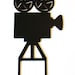 Movie Camera Cake Topper, Movie Wedding, Hollywood Wedding, Acrylic ...