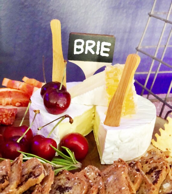 Writeable Cheese Markers Set of 5 Chalkboard Hostess Gift | Etsy