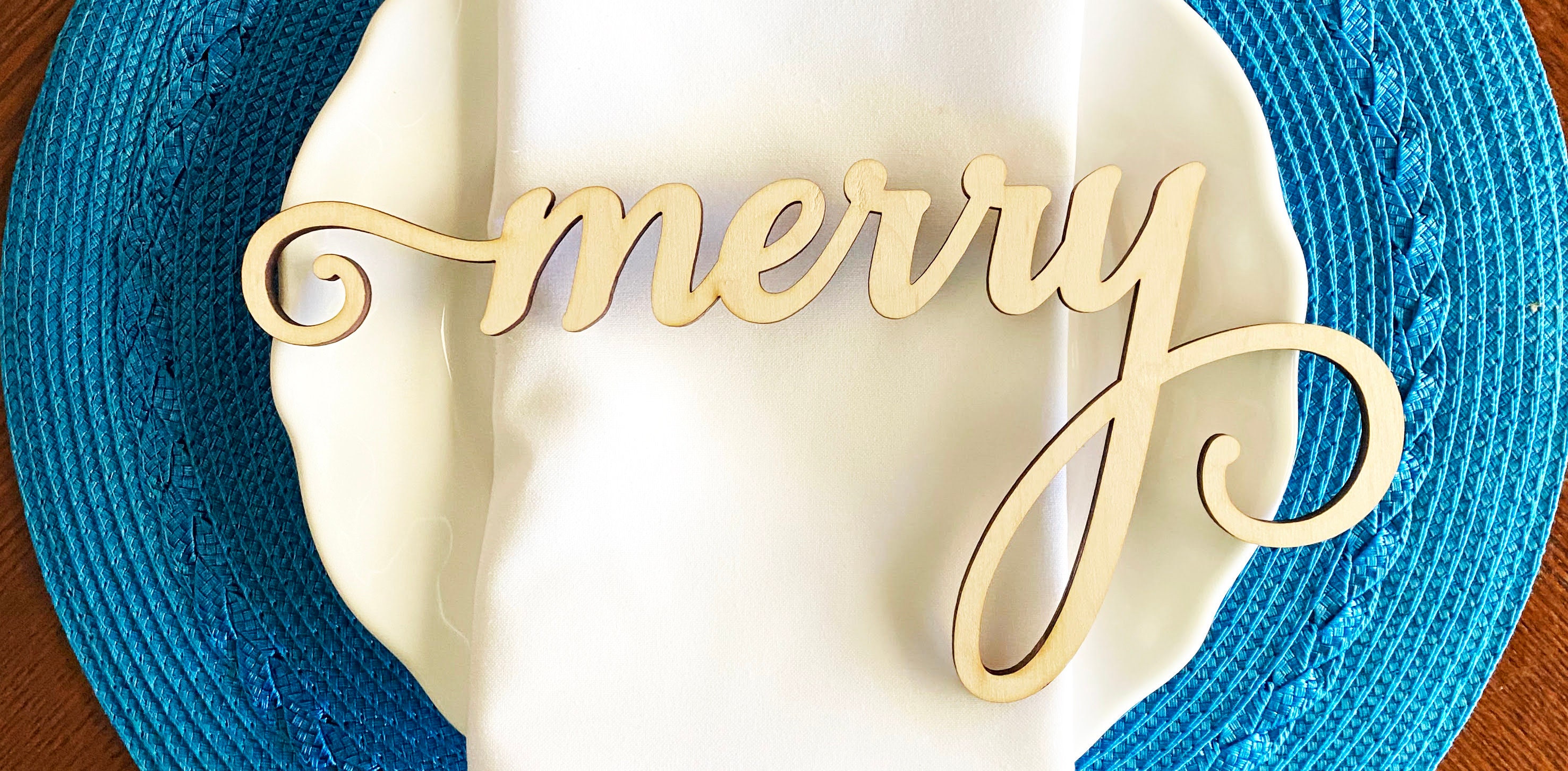 Christmas Place Cards, Joyful Place Cards, Merry Place Cards, Rejoice ...