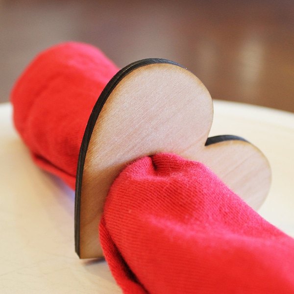 Heart Napkin Ring - Etsy