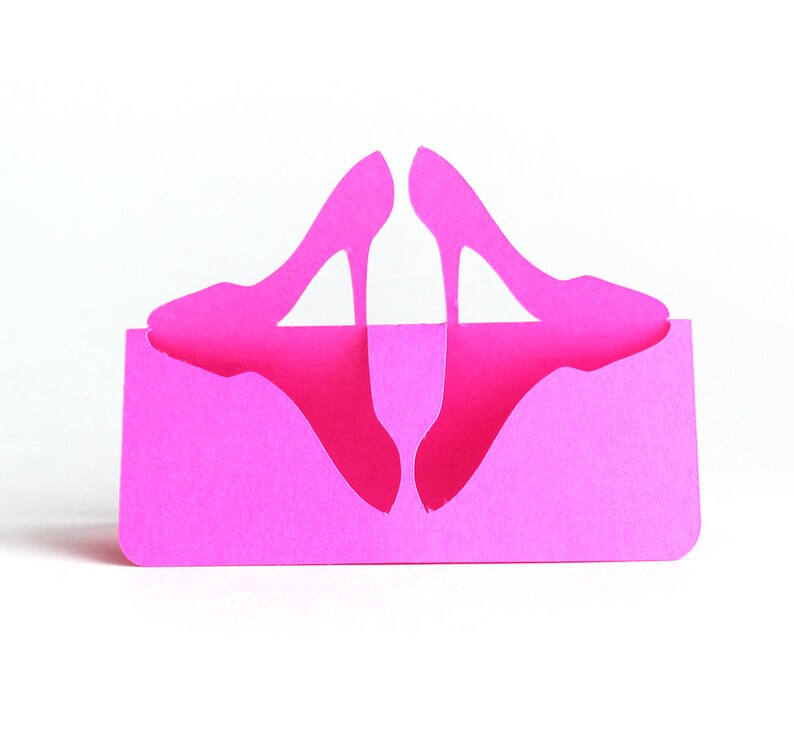 High Heels Place Cards Wedding Place Cards Wedding Escort - Etsy