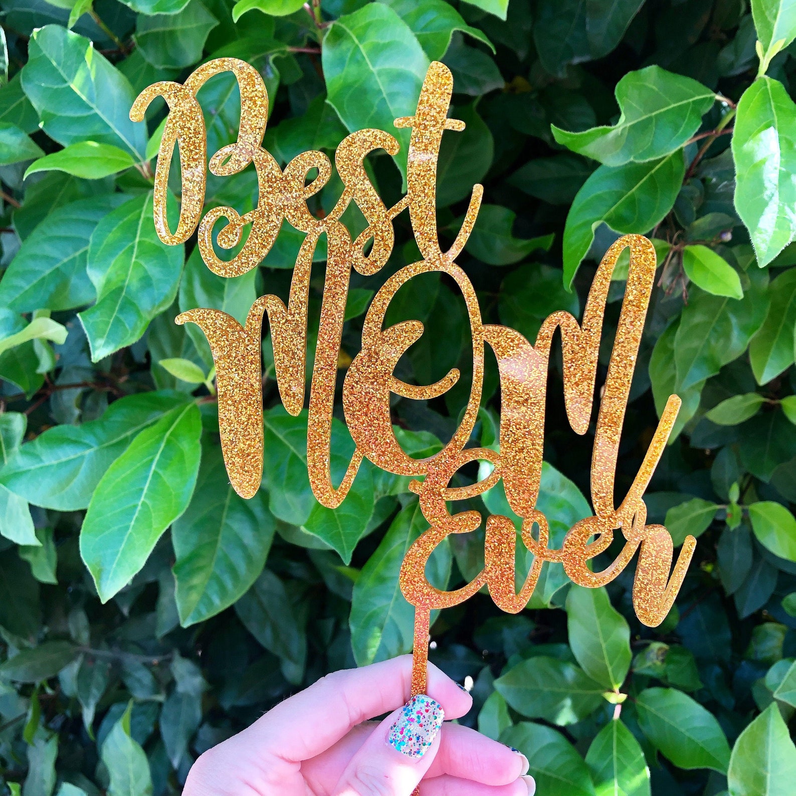 Best Mom Ever Cake Topper Mother's Day Cake Topper Best | Etsy