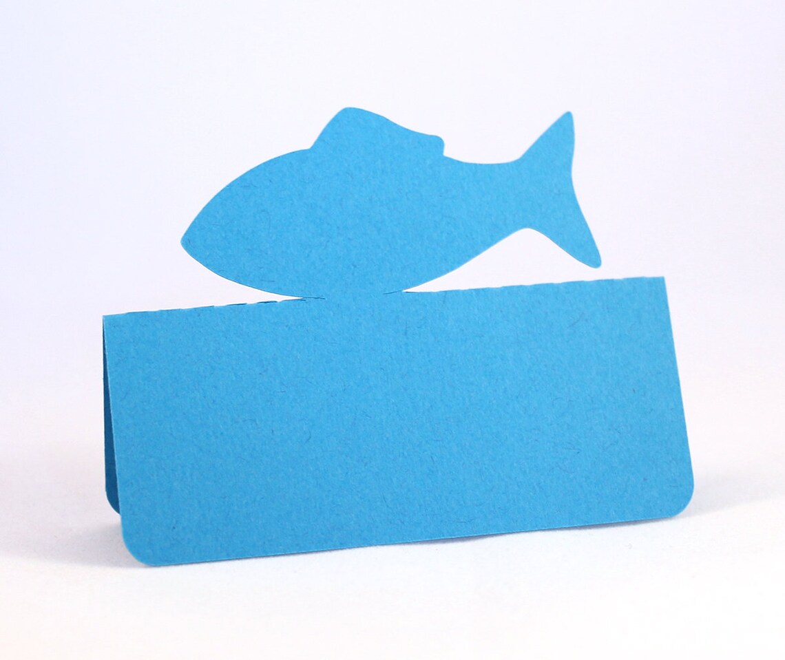 Fish Place Cards Meal Choice Wedding Place Cards Escort - Etsy