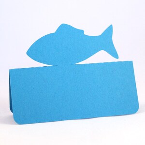 Fish Place Cards, Meal Choice, Wedding Place Cards, Escort Cards, Ocean ...