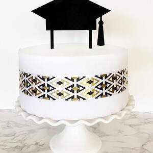 Graduation Cap Cake Topper, Graduation Cake Topper, Grad Cap Cake ...