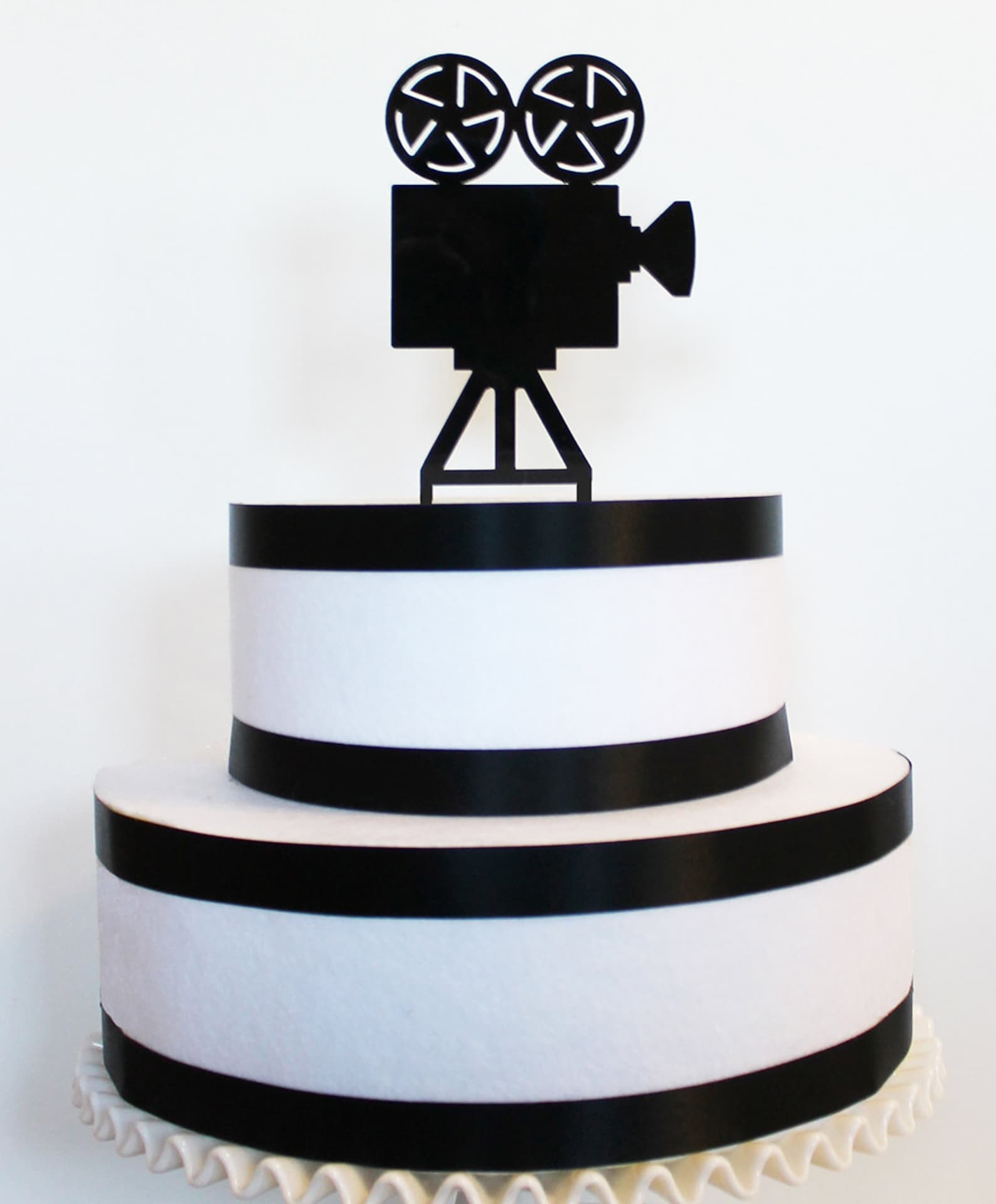 Movie Camera Cake Topper Movie Wedding Hollywood Wedding - Etsy