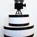 Movie Camera Cake Topper, Movie Wedding, Hollywood Wedding, Acrylic ...