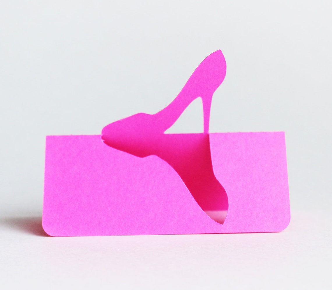 High Heel Place Cards Wedding Place Cards Wedding Escort - Etsy