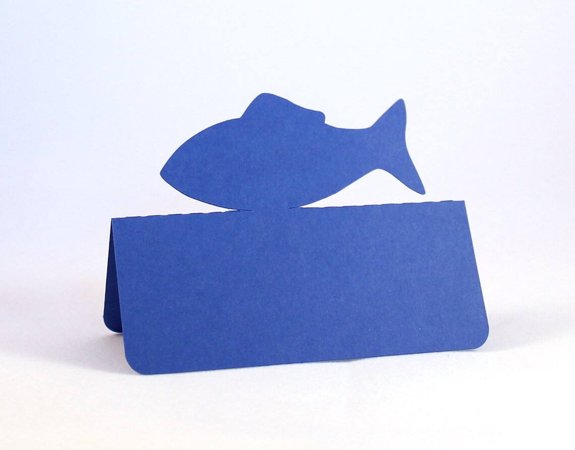 Fish Place Cards Meal Choice Wedding Place Cards Escort - Etsy