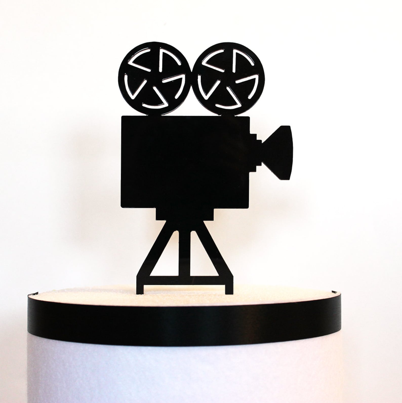 Movie Camera Cake Topper, Movie Wedding, Hollywood Wedding, Acrylic ...