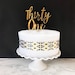 Thirty One Cake Topper, 31st Birthday Cake Topper, 31 Cake Topper, Gold ...