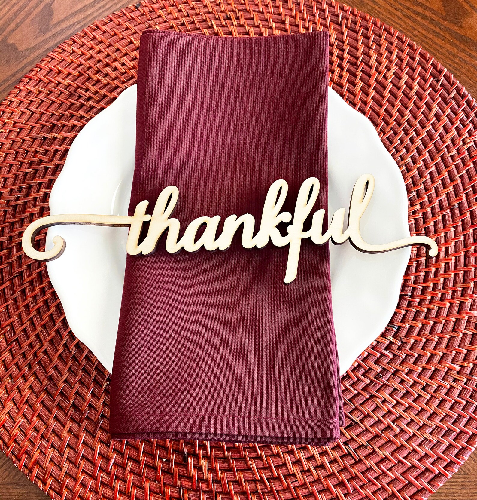 Thankful Place Cards Blessed Place Cards Grateful Place - Etsy