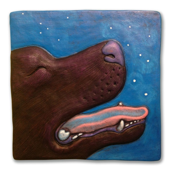 Dog Ceramic Tile - Etsy
