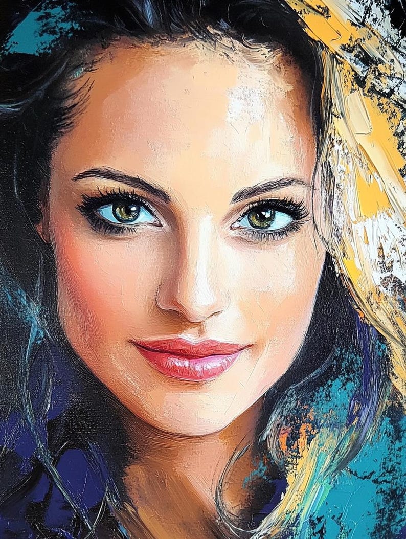 Realistic Self Portrait Painting - Etsy