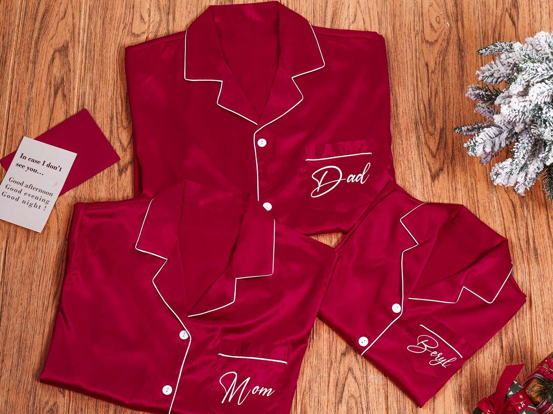 Personalized Christmas Family Pajamas Shirt,christmas Pajamas Gifts ...