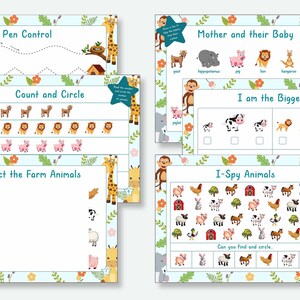 Kids Busy Book, WIPEABLE Activity Book, Fun Toddler Learning Binder ...