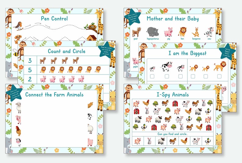 Kids Busy Book, WIPEABLE Activity Book, Fun Toddler Learning Binder ...