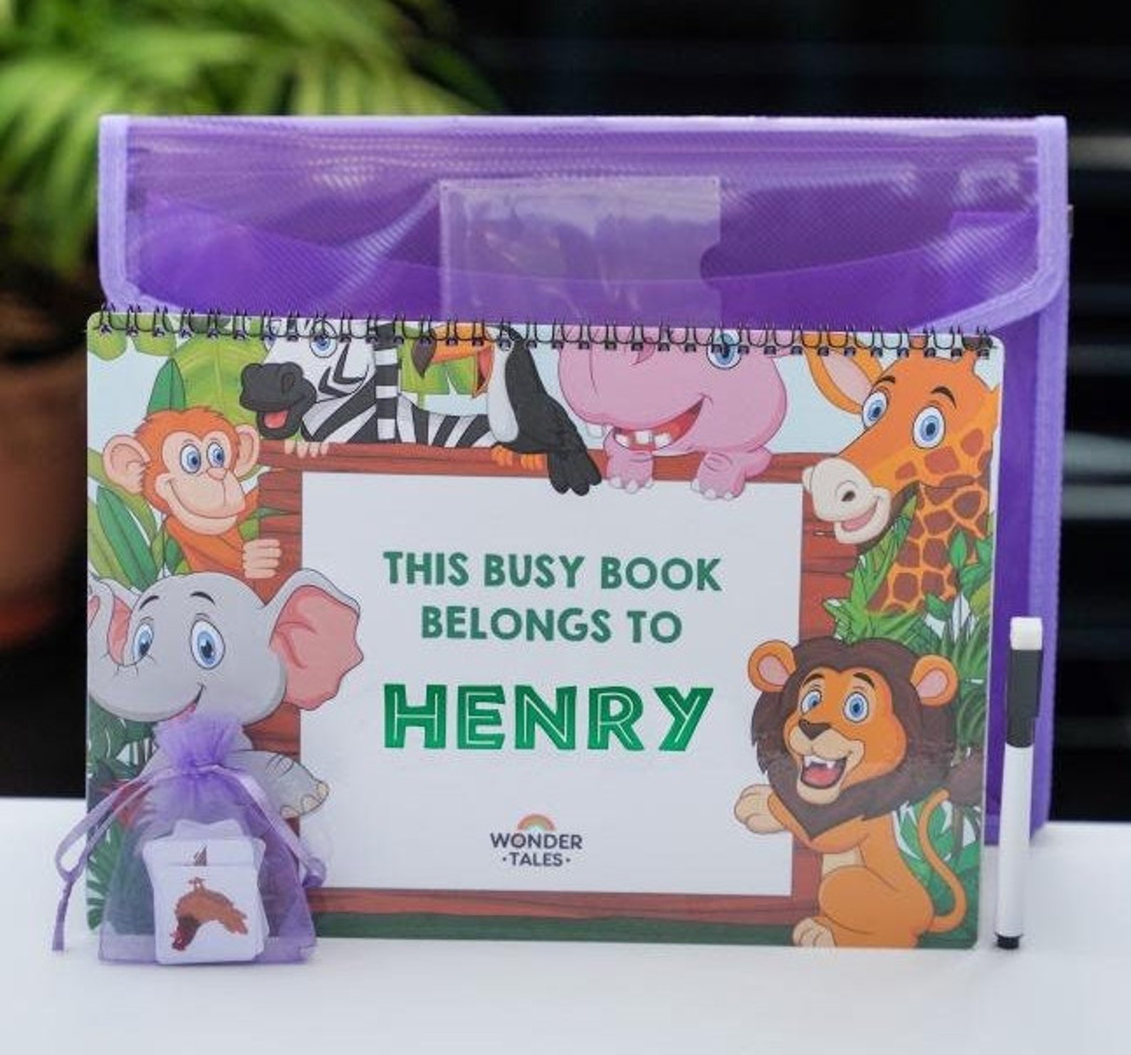Kids Busy Book, WIPEABLE Activity Book, Fun Toddler Learning Binder ...