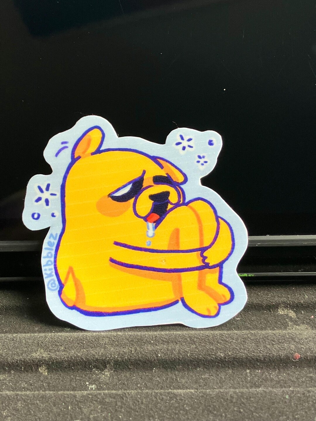 Sleepy Jake Sticker 2x2in - Etsy