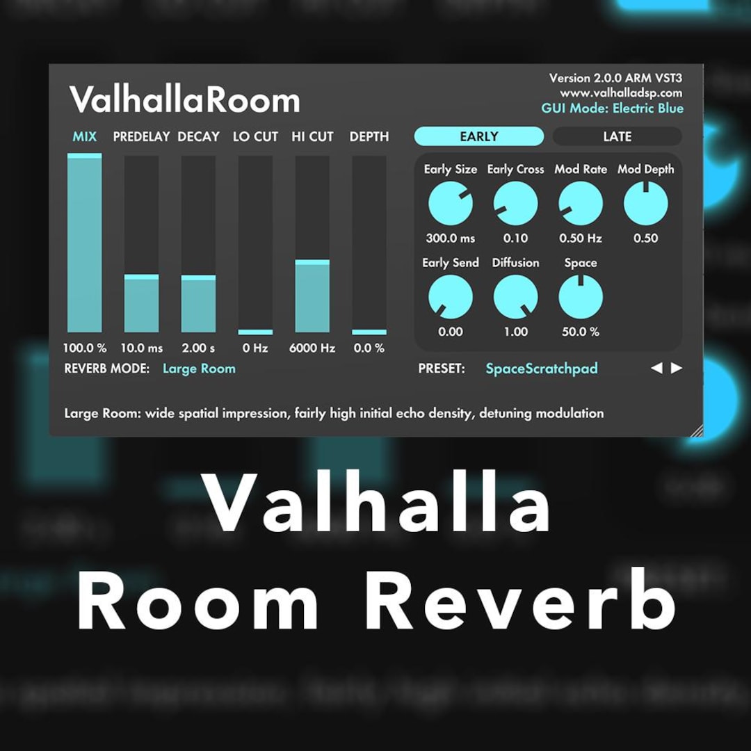 Valhalla Room Reverb Preset Pack - Space and Time - Etsy