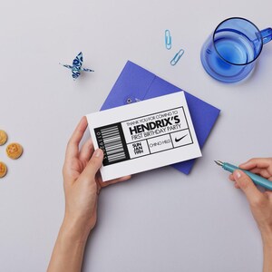 Nike Shoes Party Theme Template Party Invitations and Save the Date ...