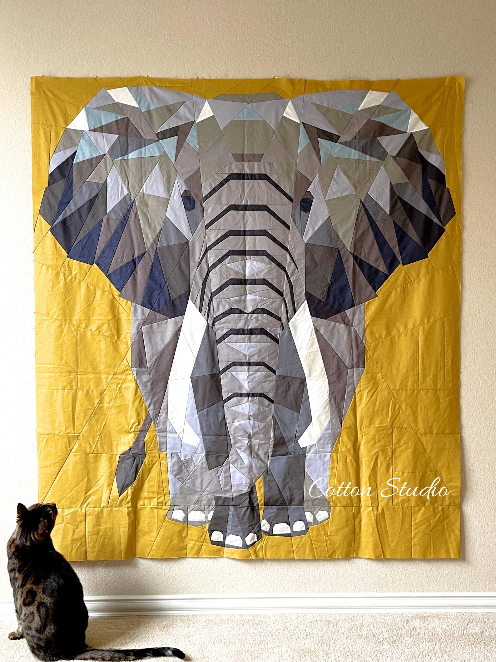 The Elephant Abstractions Quilt Kit - Etsy