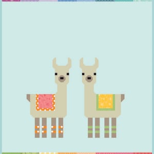 Little Llama Baby Quilt Kit Pattern by Elizabeth Hartman Gender Neutral ...