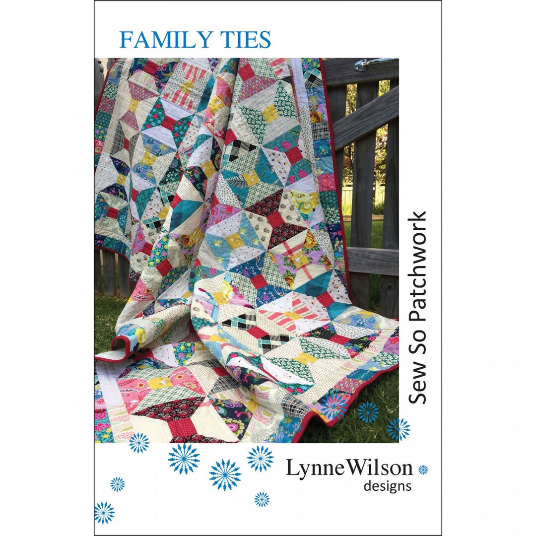 Family Ties Quilt Pattern by Lynne Wilson Designs - Etsy