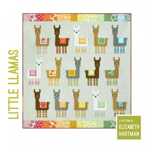Little Llama Baby Quilt Kit Pattern by Elizabeth Hartman Gender Neutral ...