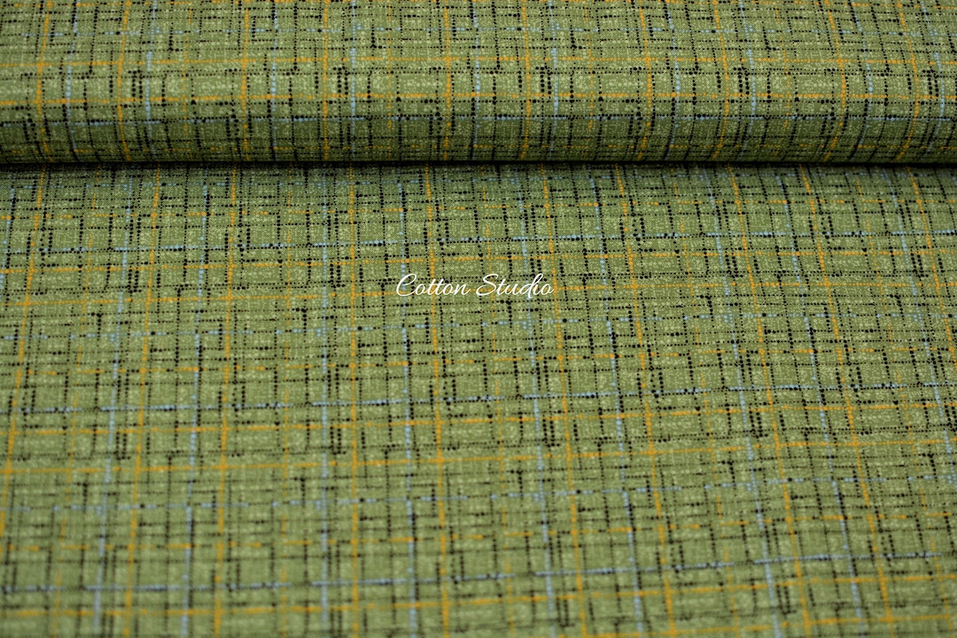 COCO Basil Michael Miller Fabric Blend Texture - Etsy