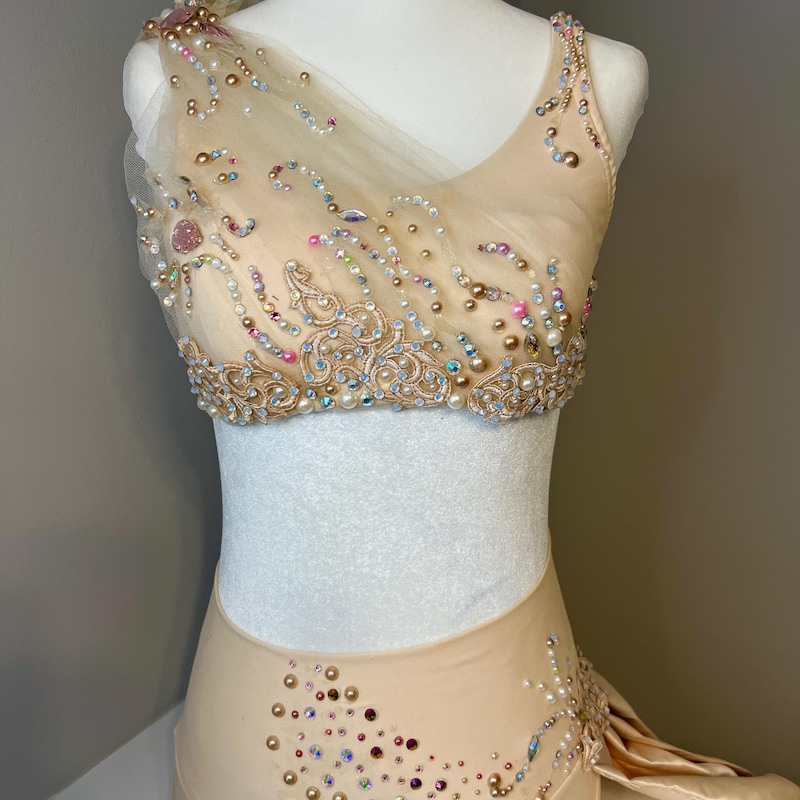 Rhinestone Dance Costume Women - Etsy