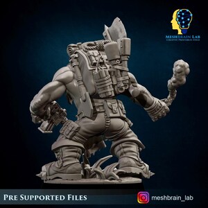 Ork Commando With Smoke Grenade by Meshbrain Labs Miniature - Etsy