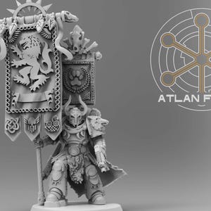 3D Printed Templar War Banners by Atlan Forge Miniatures - Etsy