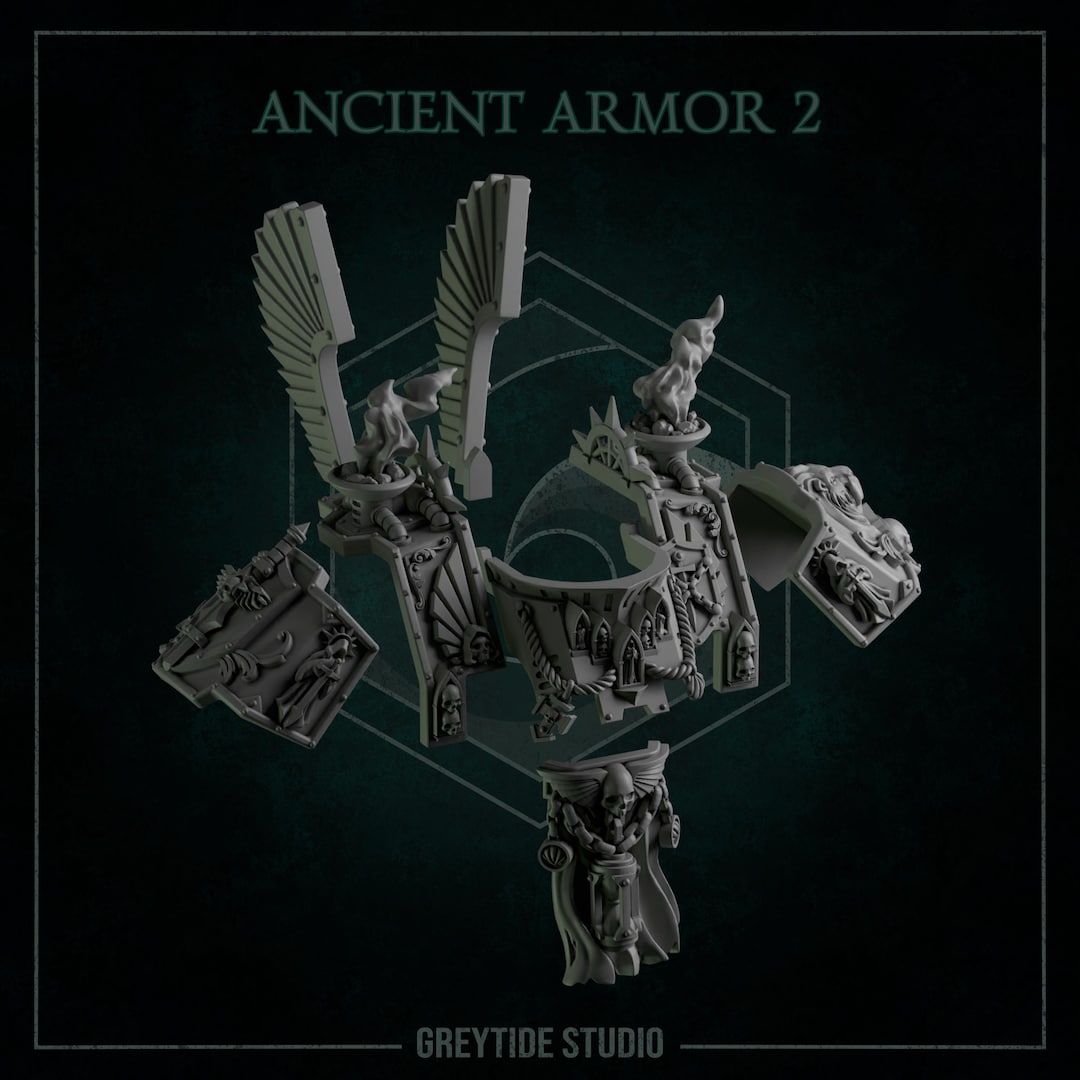 3d Printed Ancient Armor Upgrade Kit by Greytide Studio - Etsy