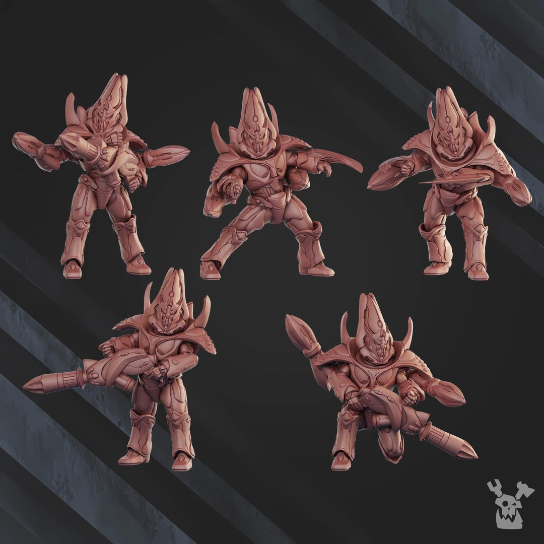 3d Printed Web Jumper Squad X5 by Dakkadakka Miniatures - Etsy