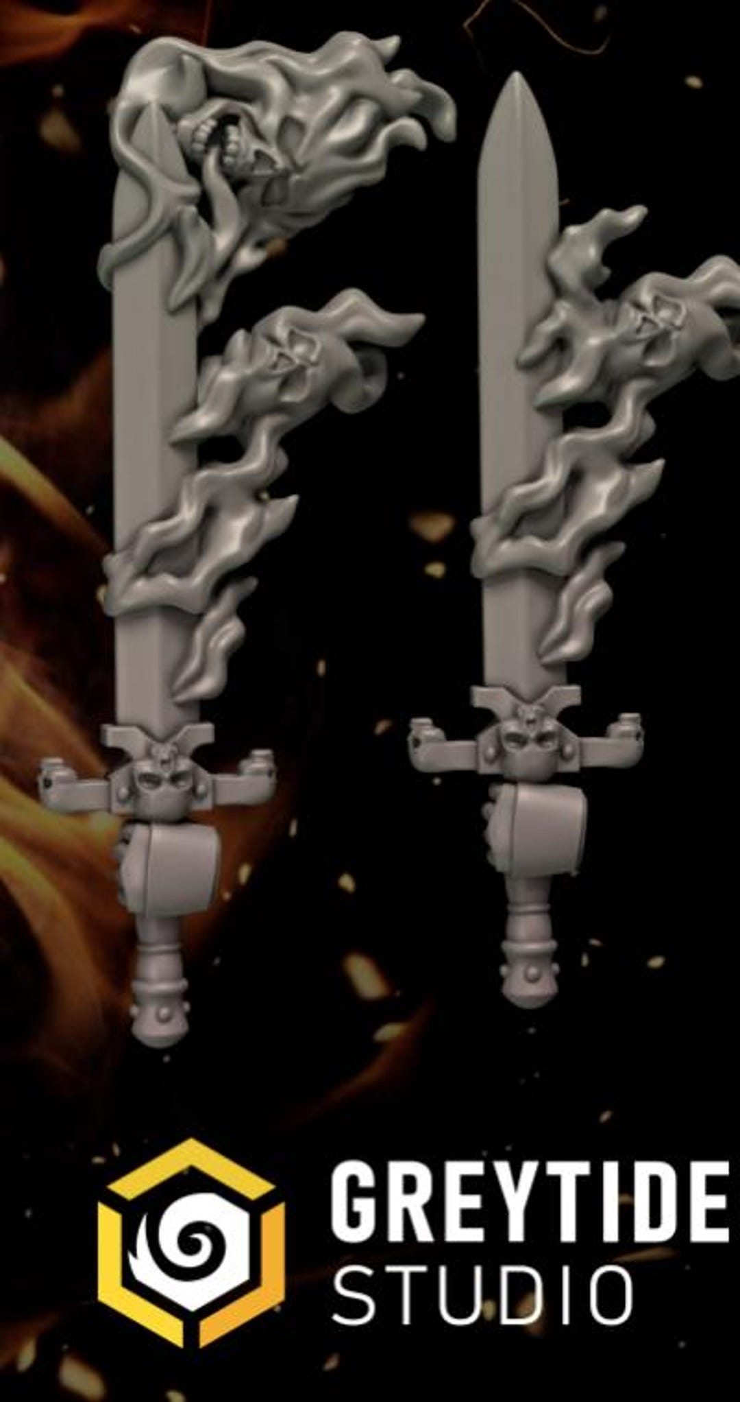 3D Printed Cursed Company Swords X10 by Greytide Studio - Etsy