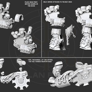 3d Printed Mortis Gorebringers X3 by Atlan Forge Miniatures - Etsy
