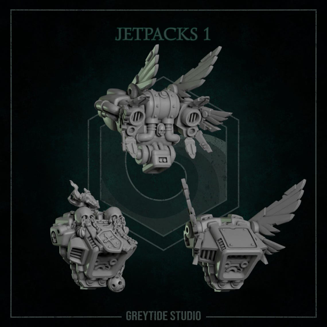 3d Printed Jetpacks X6 by Greytide Studio - Etsy