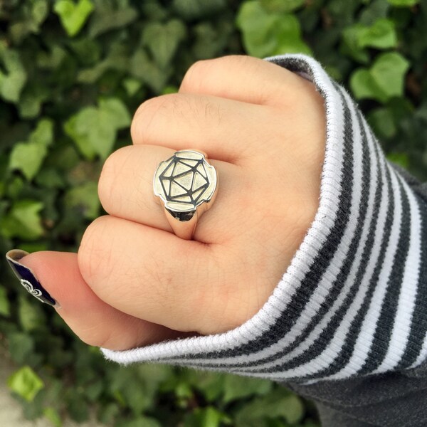 Dnd Signet Ring - Etsy